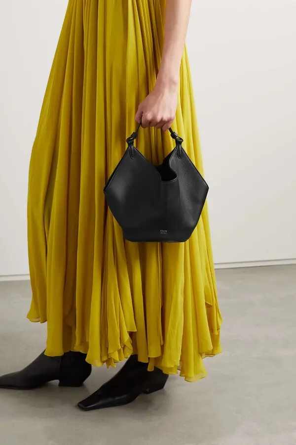 Khaite Lotus Mini Leather Tote
