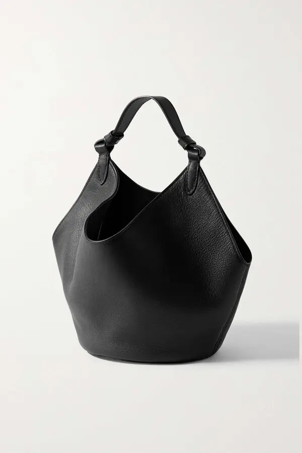 Khaite Lotus Mini Leather Tote