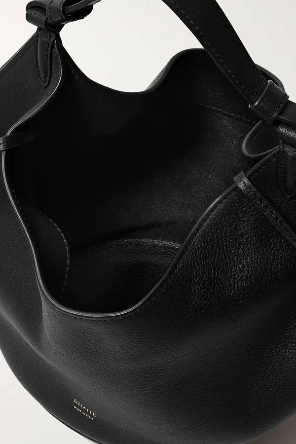 Khaite Lotus Mini Leather Tote