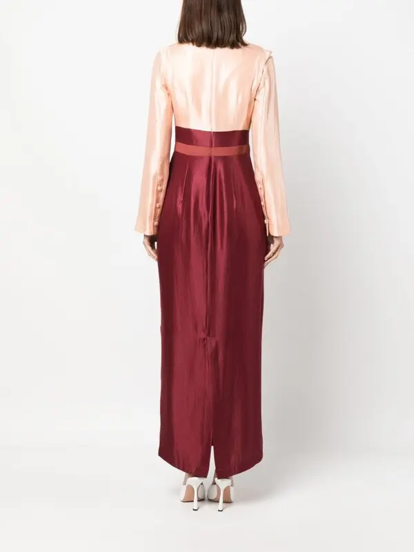 BARUNI Sahda Detachable-sleeve Maxi Dress