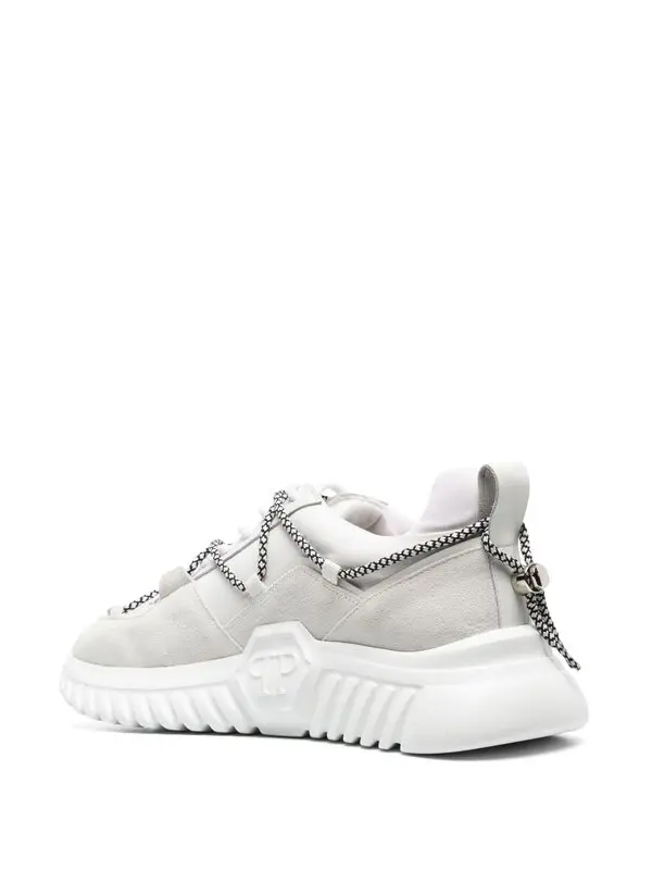 Philipp Plein Suede Panelling Low-top Sneakers