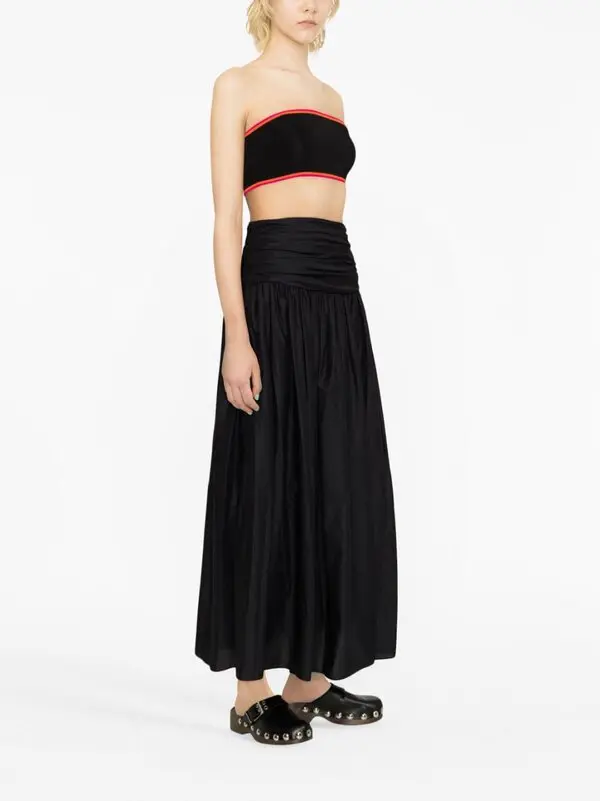 Sonia Rykiel Paris Striped Knitted Crop Top