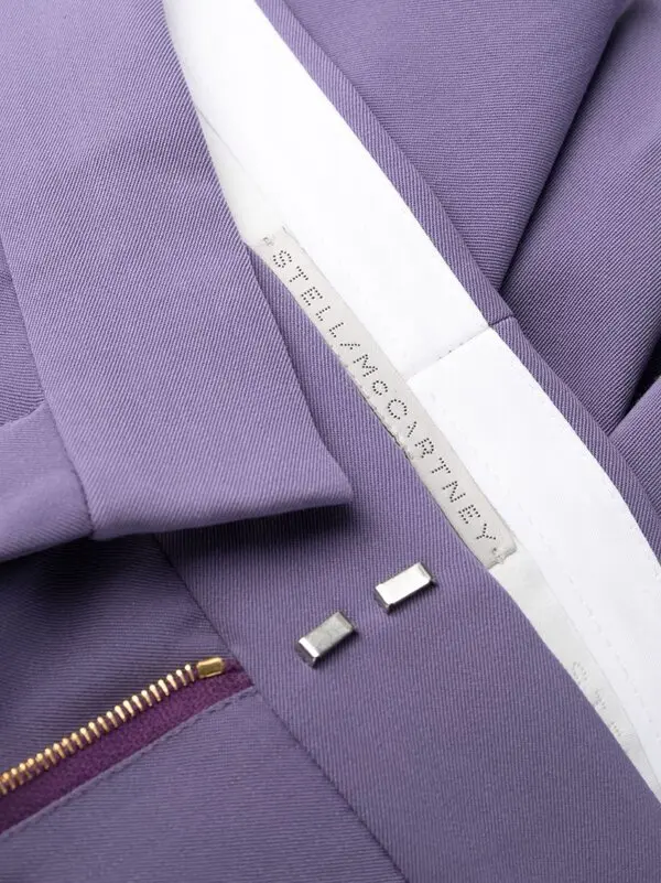 Stella McCartney Tailored Wool Trousers - Purple