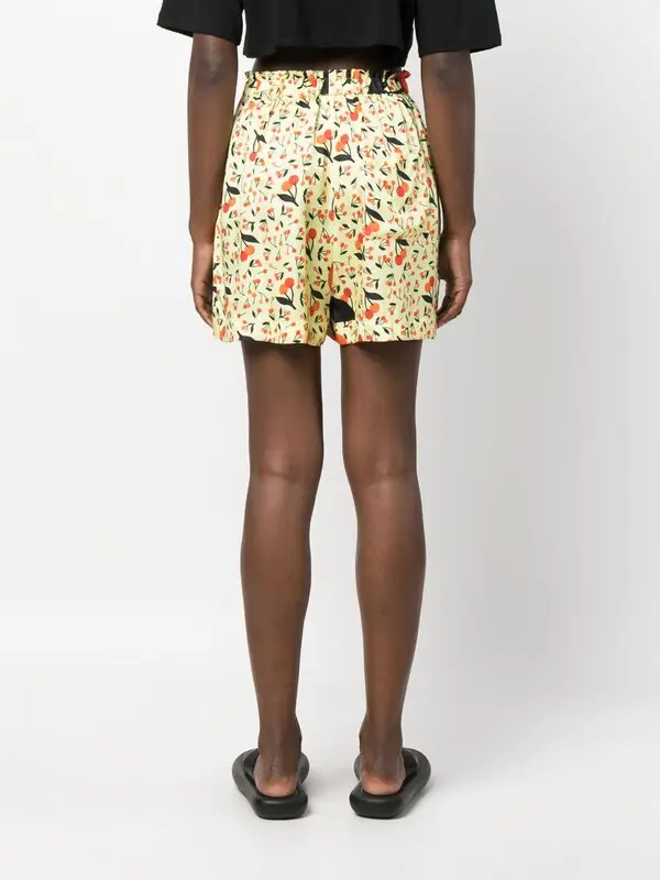 Sonia Rykiel Paris Cherry-print Twill Shorts