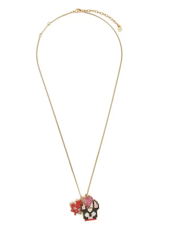 Dsquared2 Crystal Charm Necklace