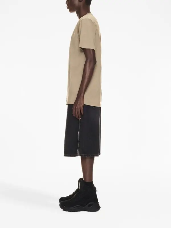 Off-White Logo-embroidered Short-sleeve T-shirt