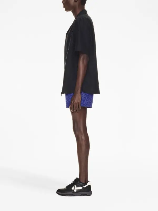 Off-White Logo-print Swim Shorts