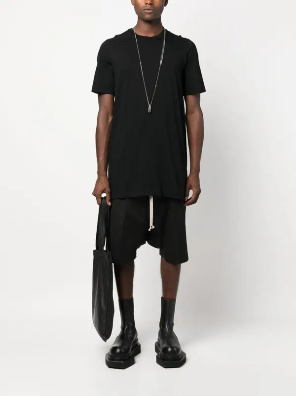 Rick Owens Drawstring Drop-crotch Shorts - Black