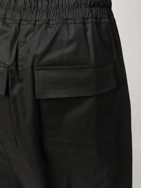 Rick Owens Drawstring Drop-crotch Shorts - Black