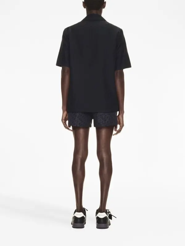 Off-White Logo-print Swim Shorts