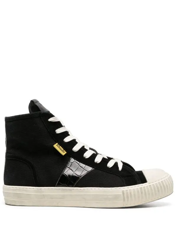 Rhude Bel Airs High-top Sneakers - Black