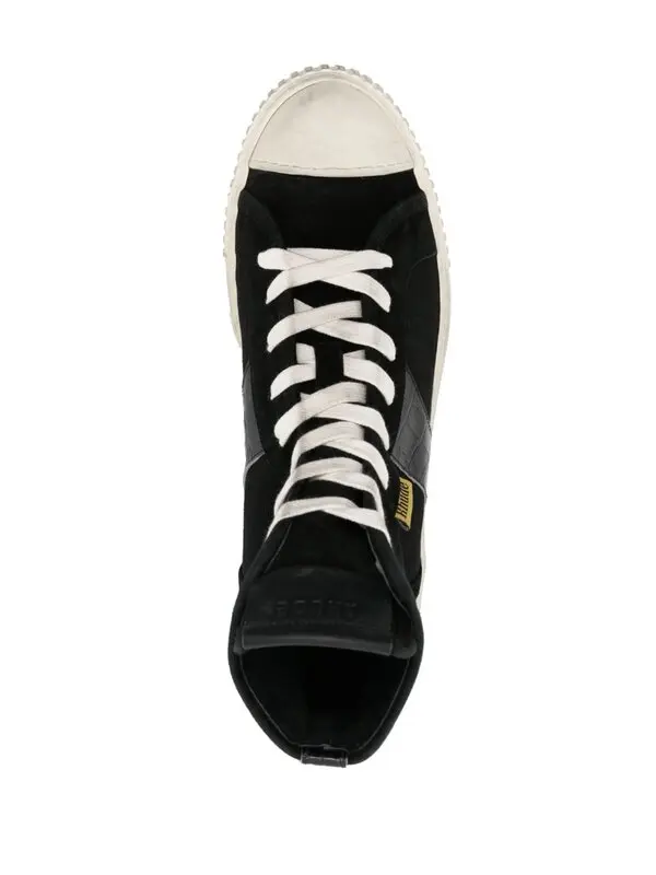 Rhude Bel Airs High-top Sneakers - Black