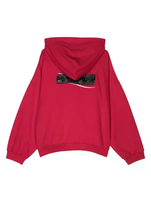 Balenciaga Gaffer Hoodie - Red | Editorialist