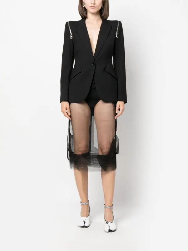 MAISON MARGIELA Décortiqué Tulle Midi Skirt
