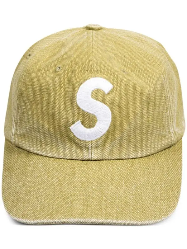 Supreme S Logo Baseball Cap - Yellow | Editorialist