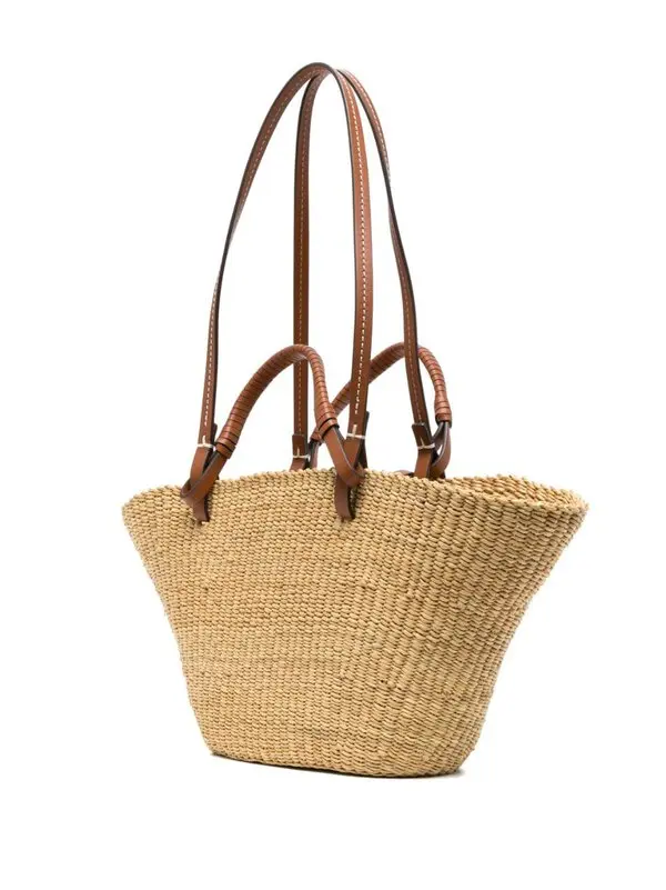 Tory Burch Small Ella Raffia Tote Bag