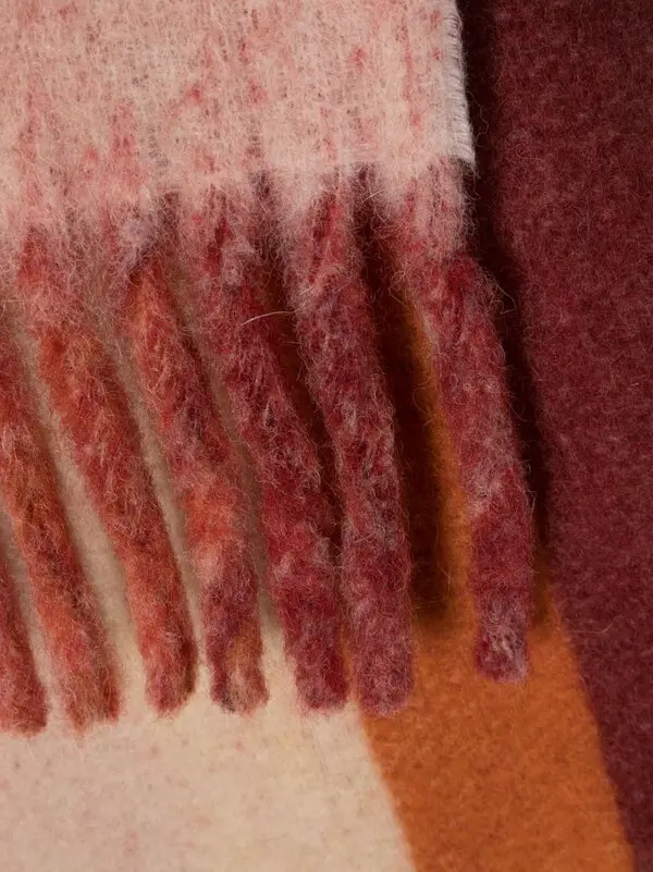 Marni Intarsia-knit Logo Scarf