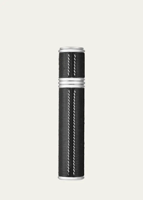 CREED Empty . Leather Atomizer, Silver/black