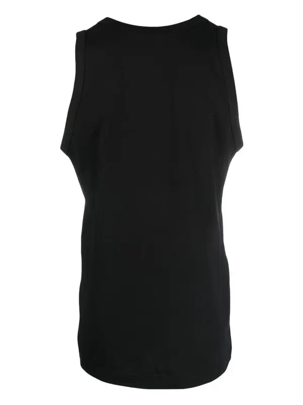 Dolce & Gabbana Logo-patch Tank Top - Black