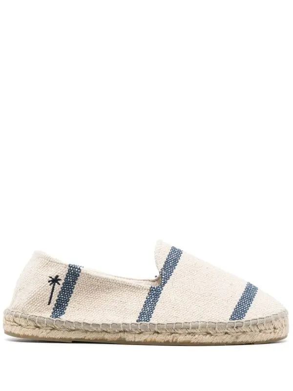 Manebí Striped Woven Espadrilles