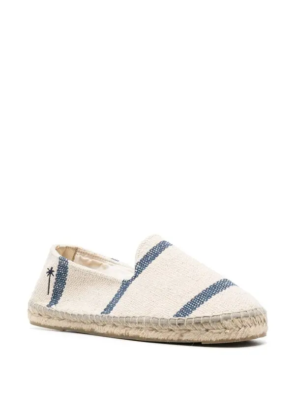 Manebí Striped Woven Espadrilles