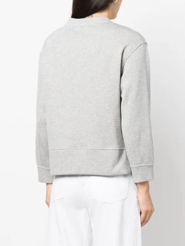 Peserico Crew-neck Sweatshirt With Side Slits