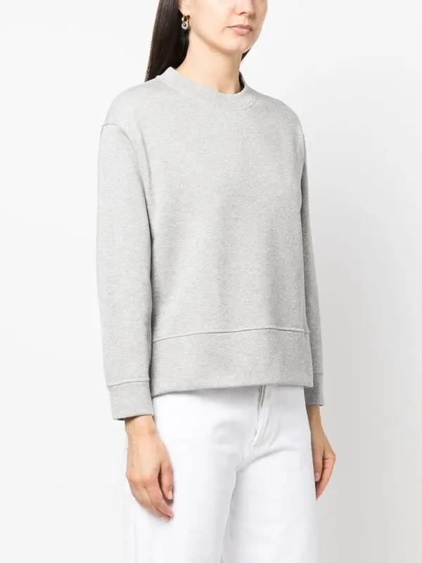 Peserico Crew-neck Sweatshirt With Side Slits