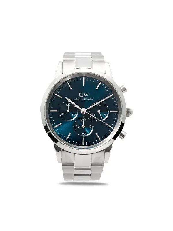DANIEL WELLINGTON Iconic Link Chronograph 42mm - Blue