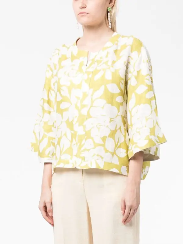 BAMBAH Lilly Floral-print Bolero - Green
