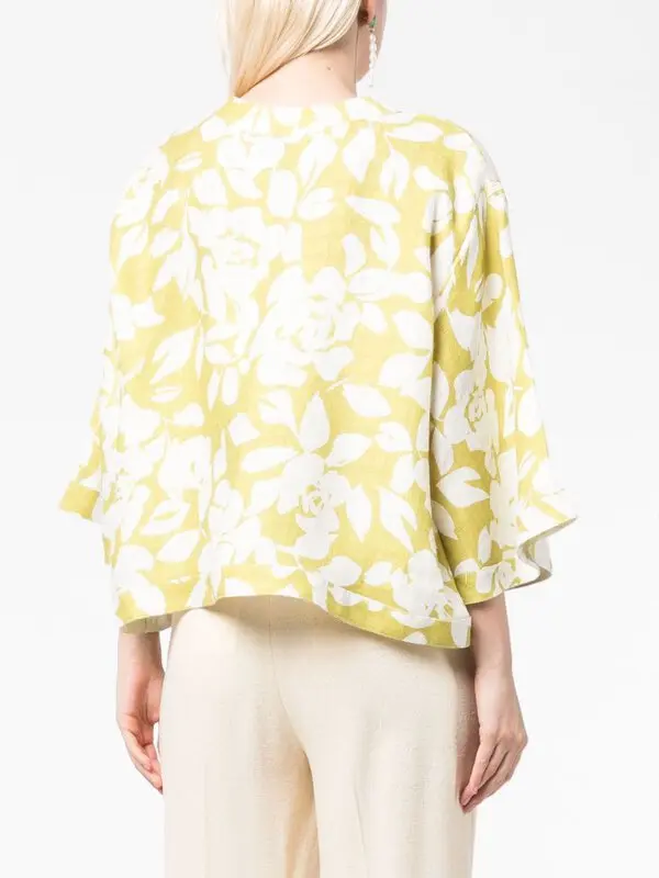 BAMBAH Lilly Floral-print Bolero - Green