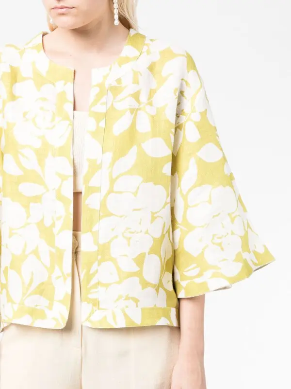 BAMBAH Lilly Floral-print Bolero - Green