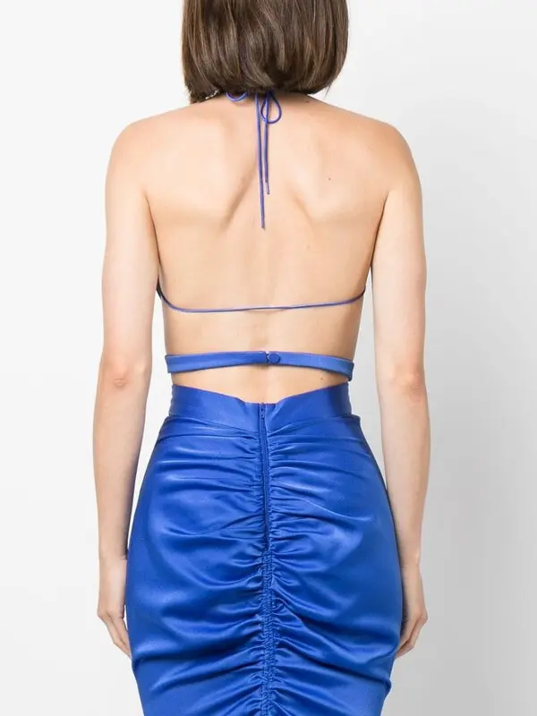 Alex Perry Hudson Cut-out Wraparound Top
