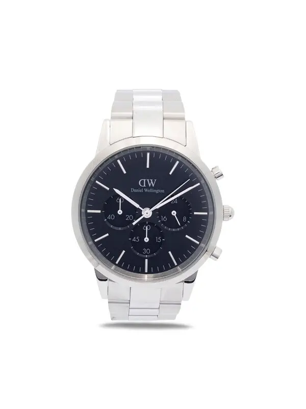 DANIEL WELLINGTON Iconic Link Chronograph 42mm - Black