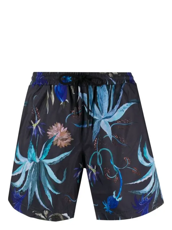 Commas Floral-print Swim Shorts