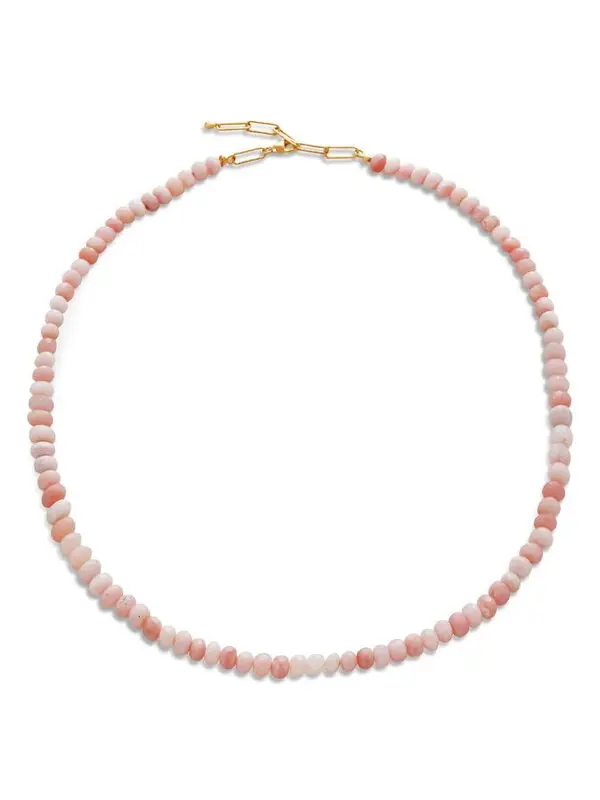 Monica Vinader Love Beaded Opal Necklace - Pink