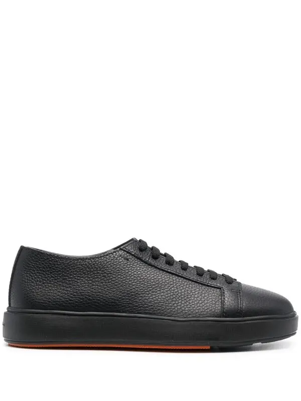 Santoni Leather Low-top Sneakers