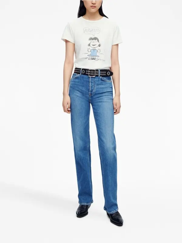 RE/DONE Lucy Cute Cropped T-shirt