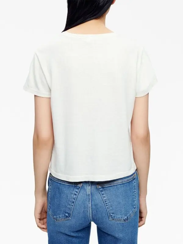 RE/DONE Lucy Cute Cropped T-shirt