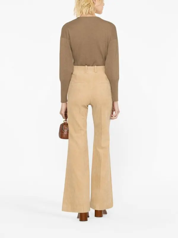 Fabiana Filippi Fitted-cuff Sweater - Brown