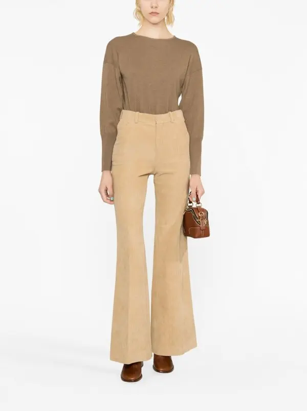 Fabiana Filippi Fitted-cuff Sweater - Brown
