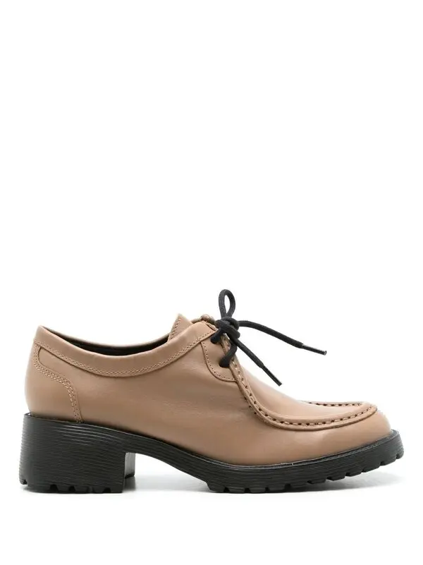 STUDIO CHOFAKIAN Austine Leather Oxfords - Brown