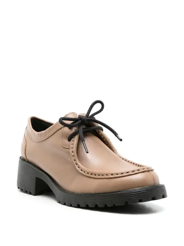 STUDIO CHOFAKIAN Austine Leather Oxfords - Brown