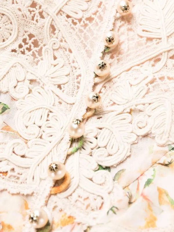 Zimmermann Coaster Floral-print Minidress