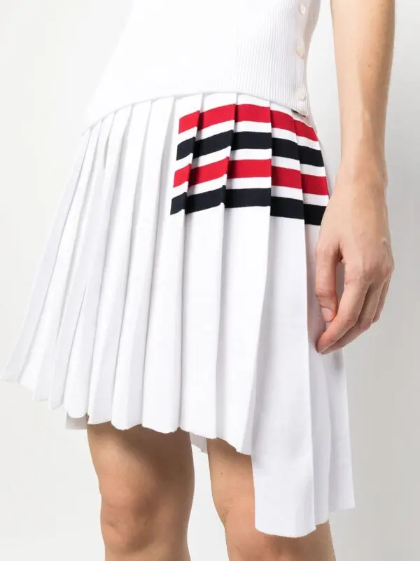 Thom Browne 4-bar Pleated Skirt