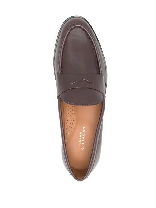 STUDIO CHOFAKIAN Ignes Leather Loafers