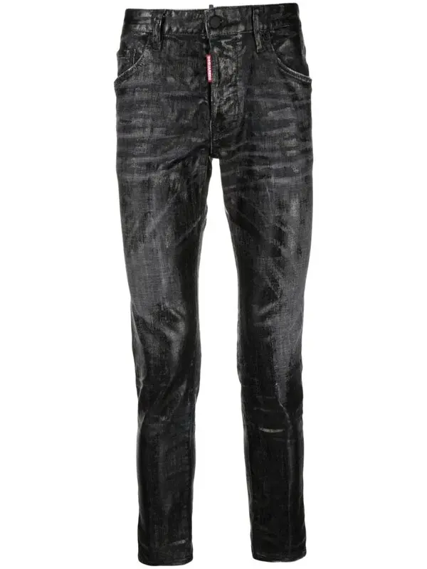 Dsquared2 Mid-rise Ripped Skinny Jeans