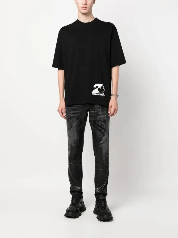 Dsquared2 Mid-rise Ripped Skinny Jeans