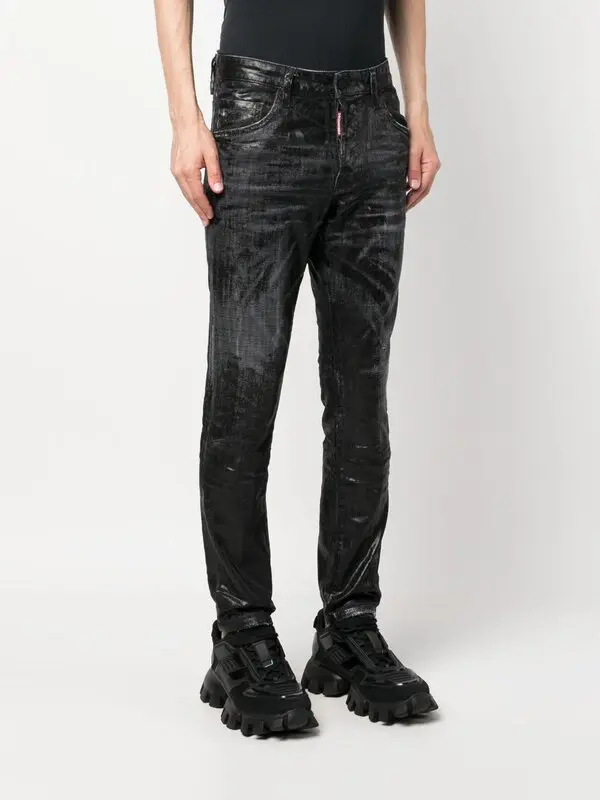 Dsquared2 Mid-rise Ripped Skinny Jeans