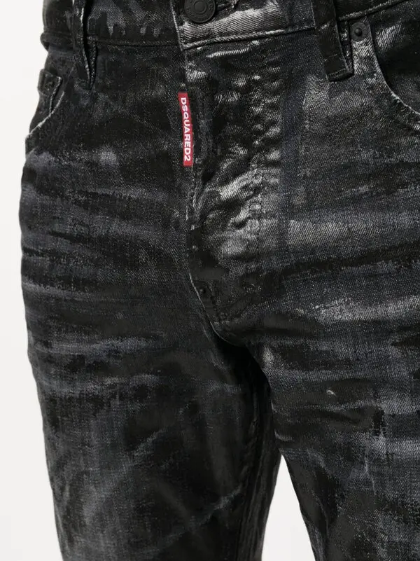 Dsquared2 Mid-rise Ripped Skinny Jeans