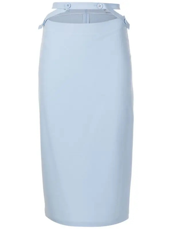 GLORIA COELHO Cut-out Pencil Skirt